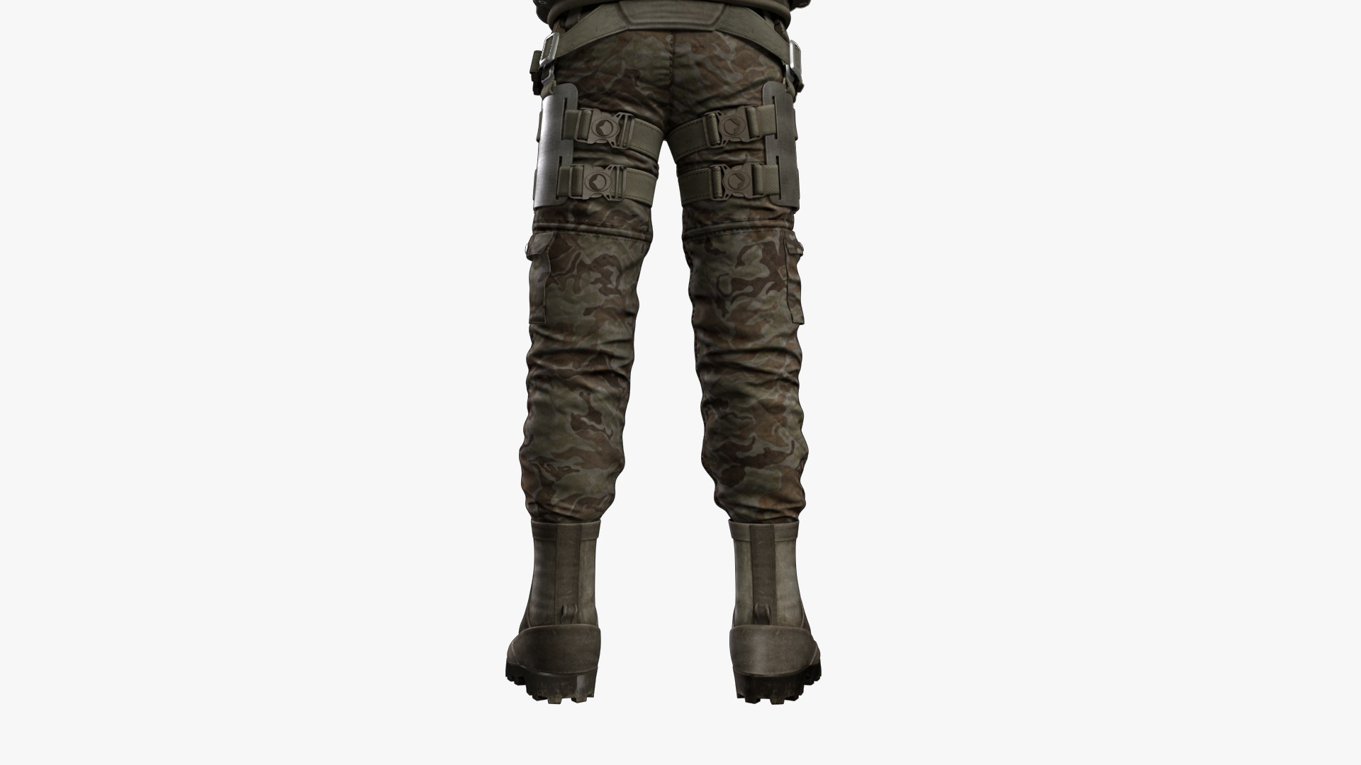 3D Solider Clothing Set Model - TurboSquid 1839557