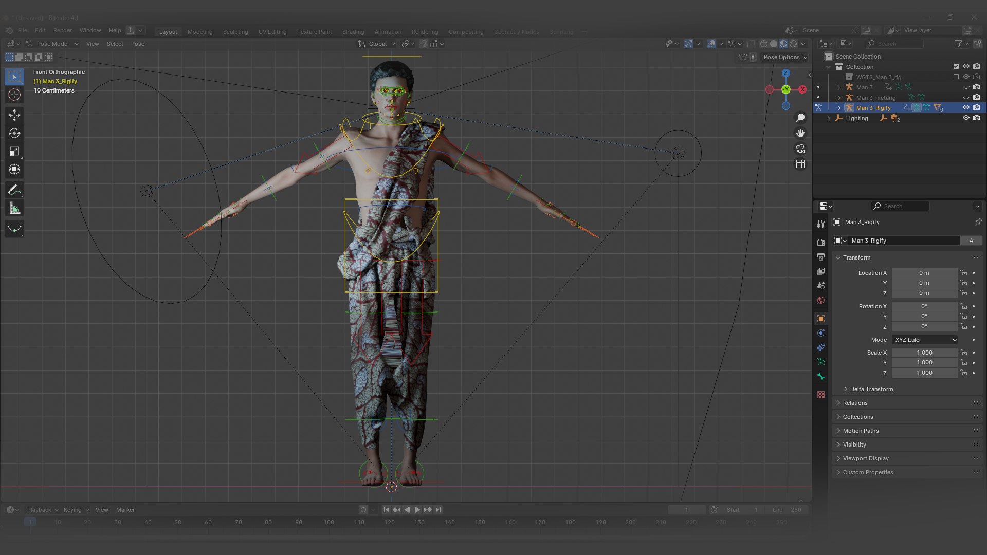 3D 4 Traditional Warriors Pack Model - TurboSquid 2379145