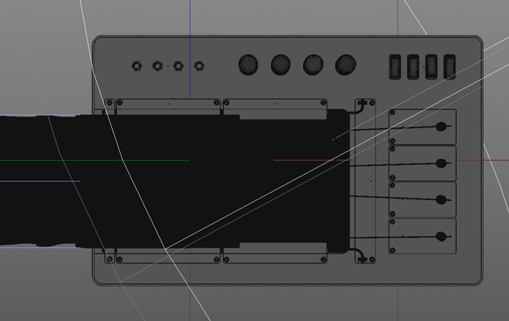 3d Metal Polygraph Machine Model