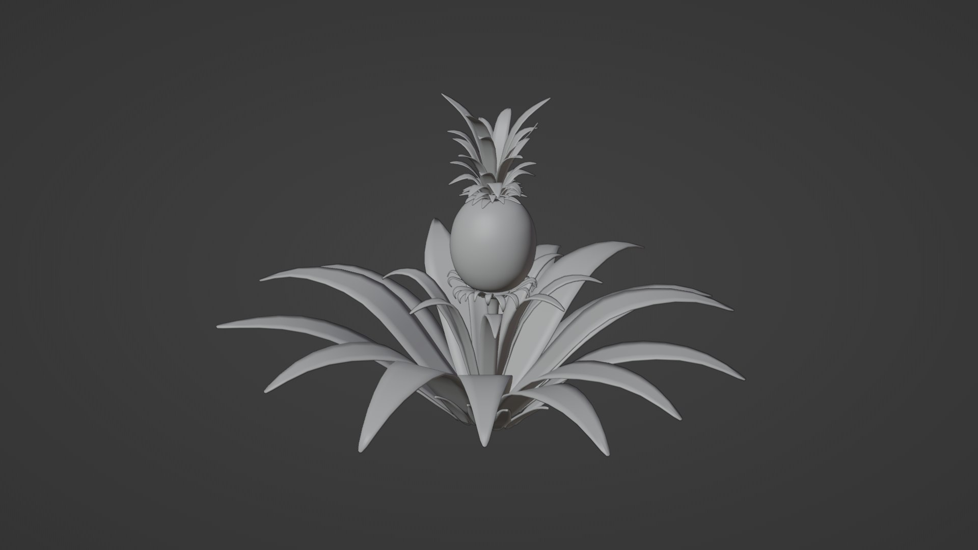 3D Pineapple Tree Model - TurboSquid 2309981