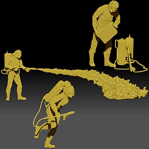 3D Characters Flamethrower Models - Browse & Download Formats - TurboSquid