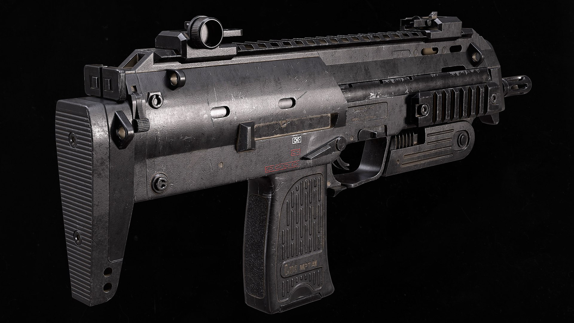 Heckler Koch MP7 A1 3D Model - TurboSquid 2069335