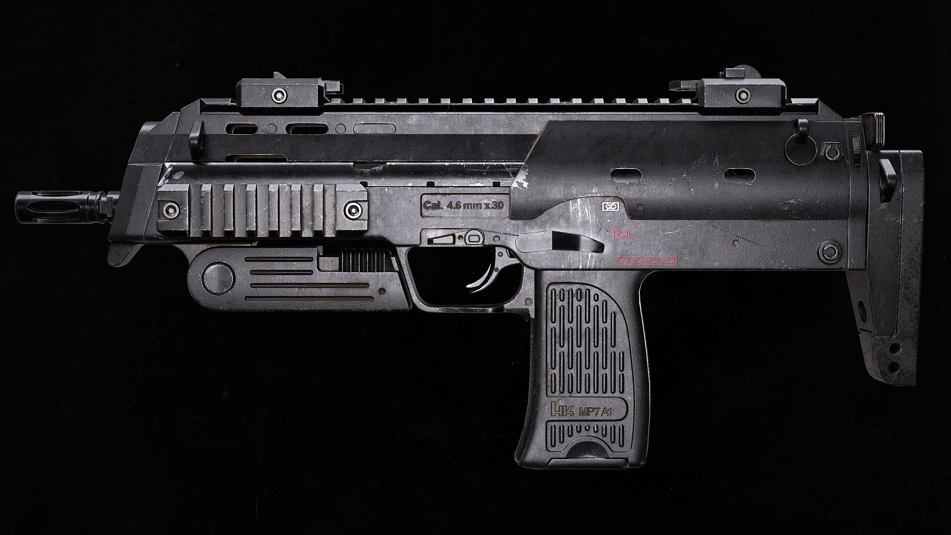 Heckler Koch MP7 A1 3D Model - TurboSquid 2069335
