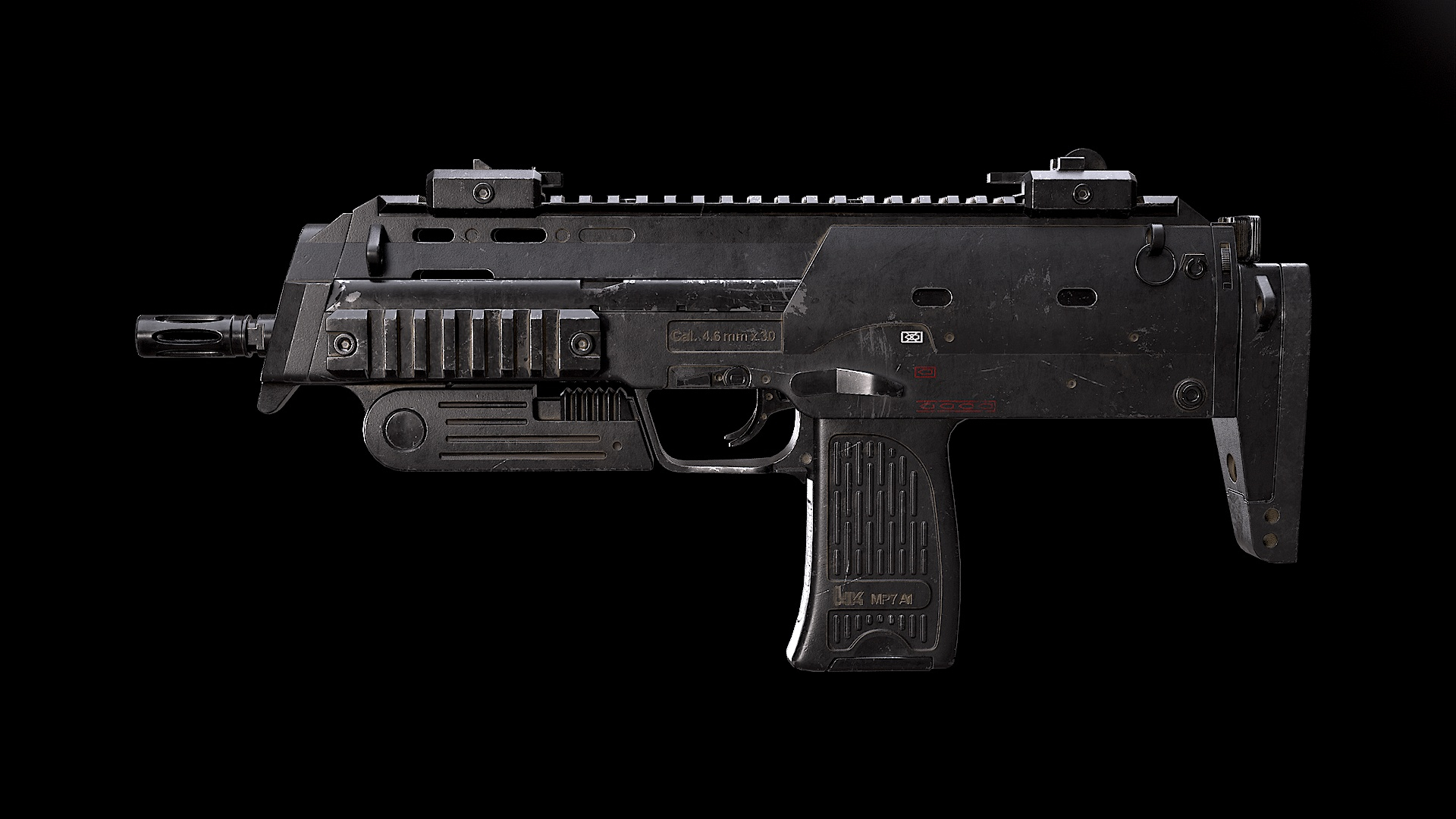 Heckler Koch MP7 A1 3D Model - TurboSquid 2069335