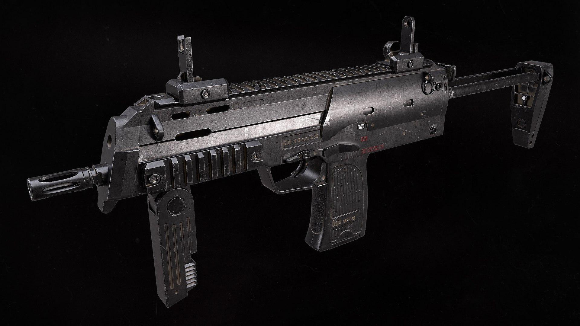 Heckler Koch MP7 A1 3D Model - TurboSquid 2069335