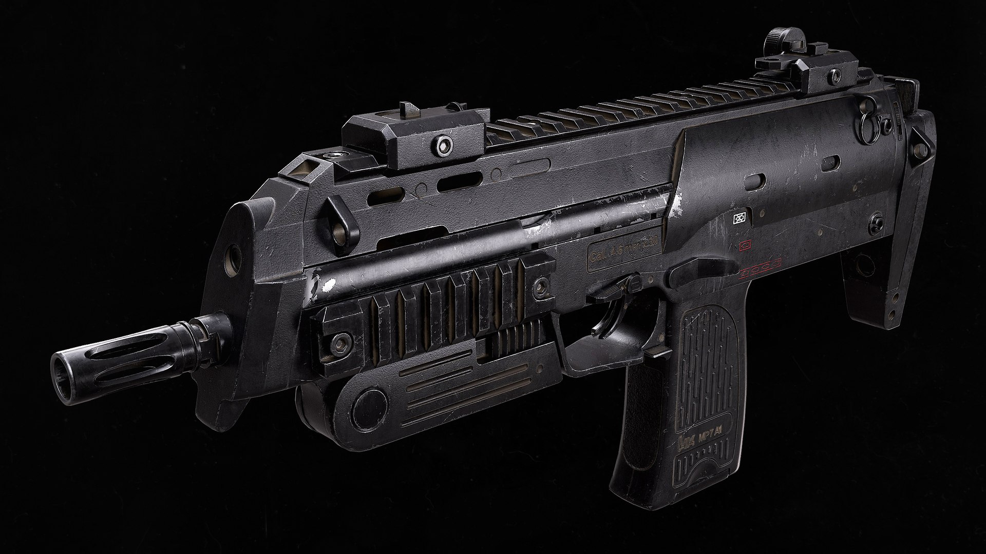 Heckler Koch MP7 A1 3D Model - TurboSquid 2069335
