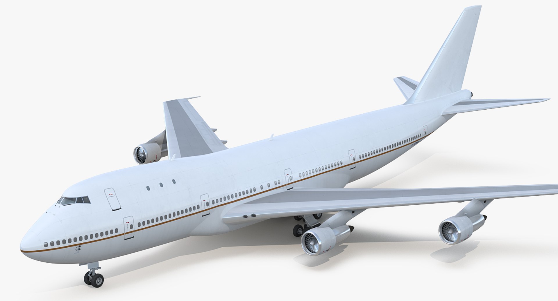 Boeing 747-100b Generic Rigged 3D Model - TurboSquid 1229311