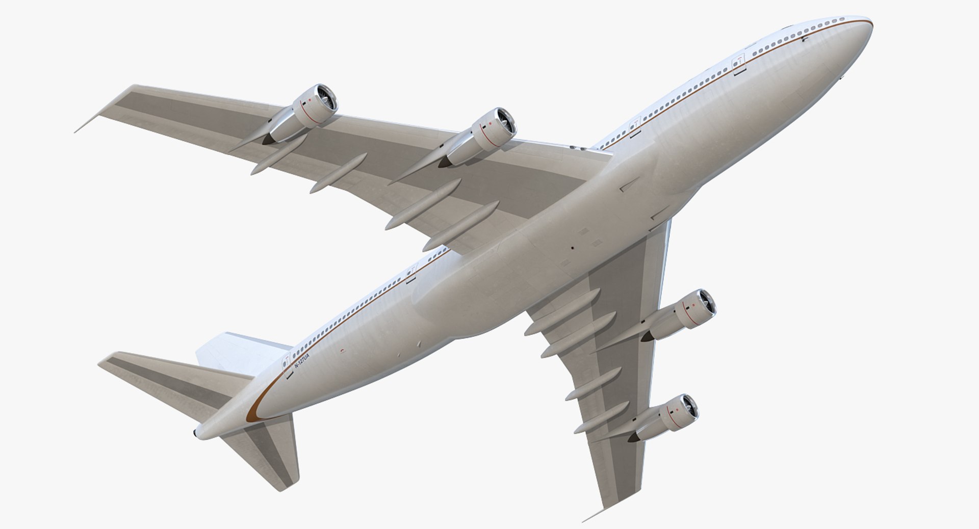 Boeing 747-100b Generic Rigged 3D Model - TurboSquid 1229311