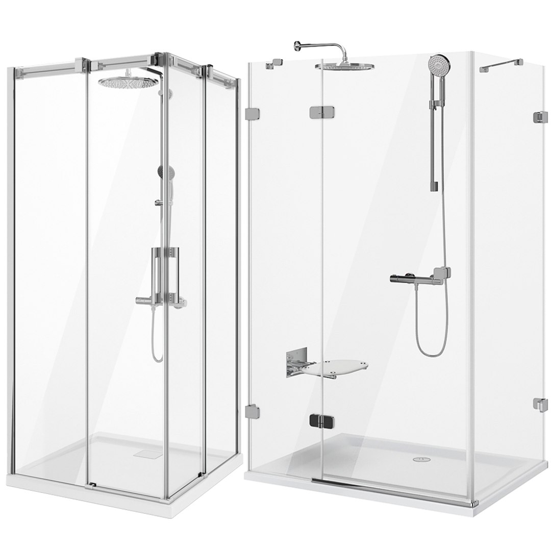 3D Ravak Radaway Shower Set Model - TurboSquid 1558005
