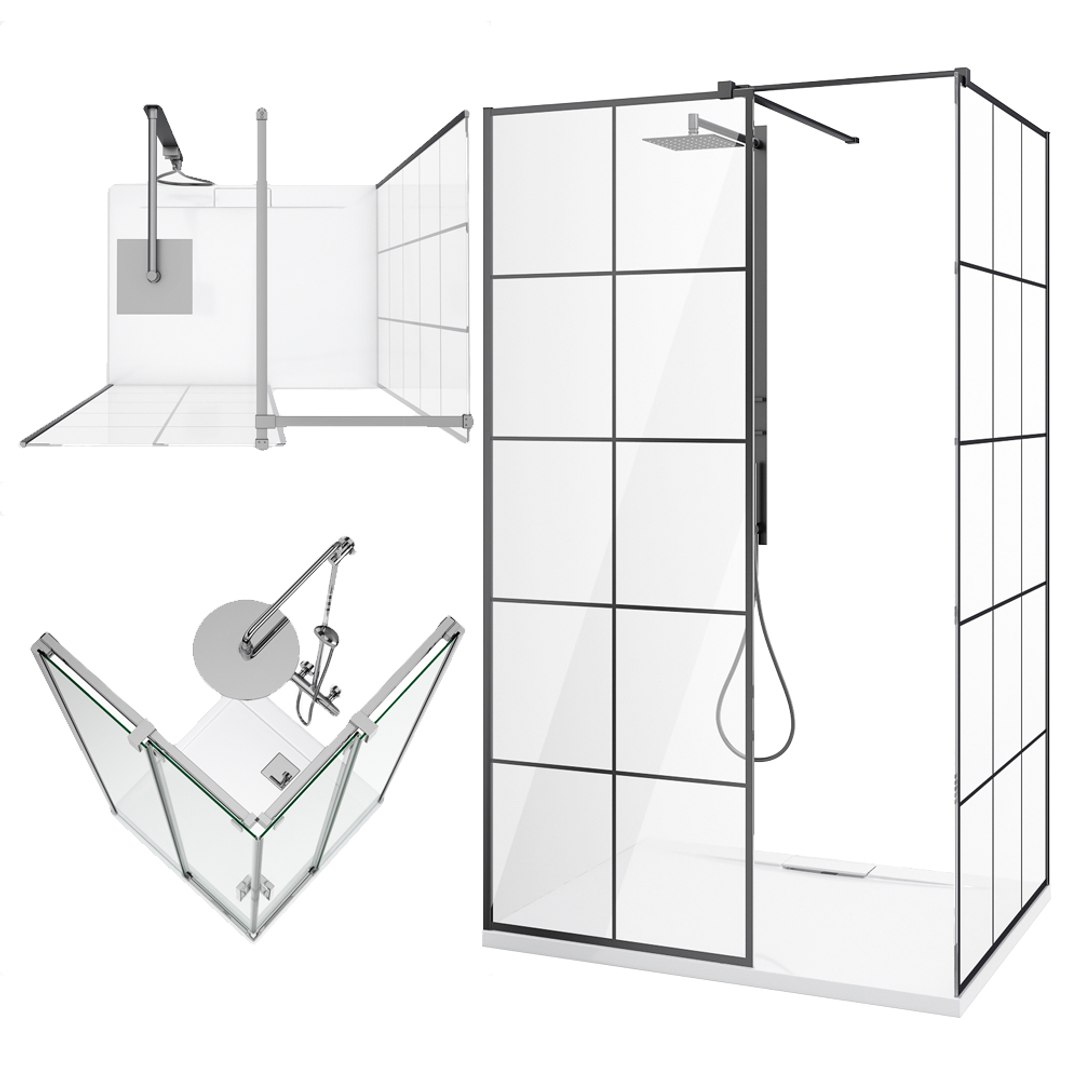3D Ravak Radaway Shower Set Model - TurboSquid 1558005