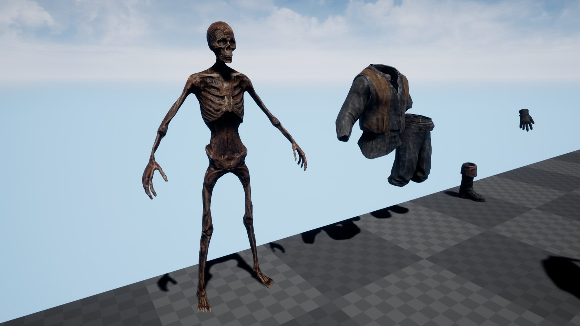 PIRATE SKELETON 6 A 3D Model - TurboSquid 2402005