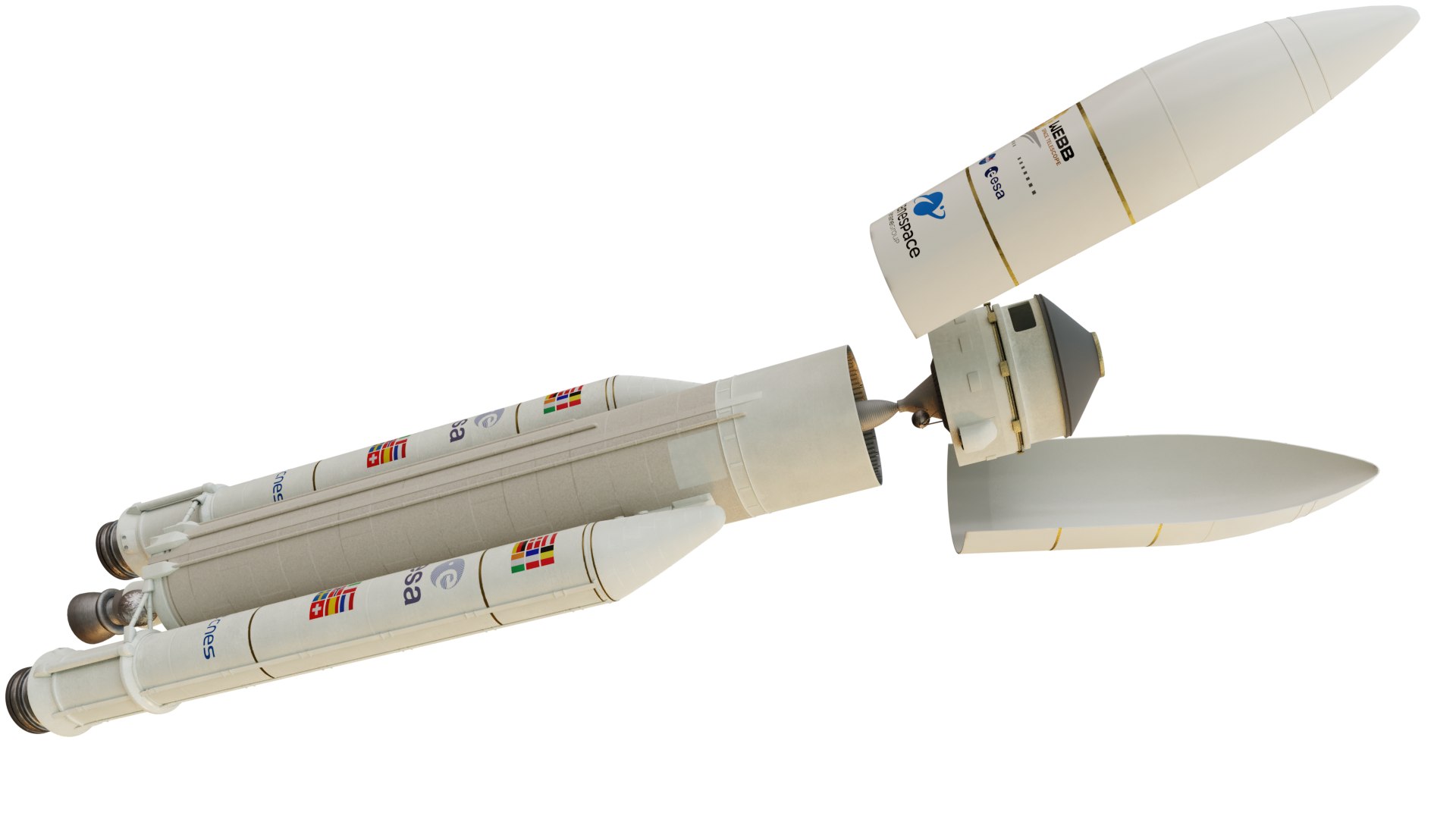 3D Ariane-5 Rocket - TurboSquid 1843013