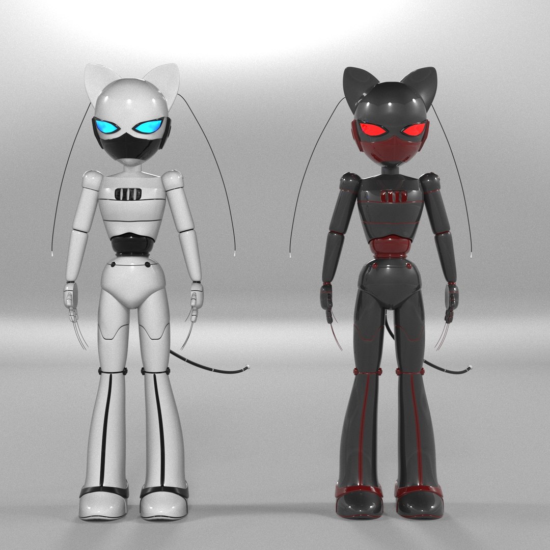 3D Robot Cat - TurboSquid 1179942