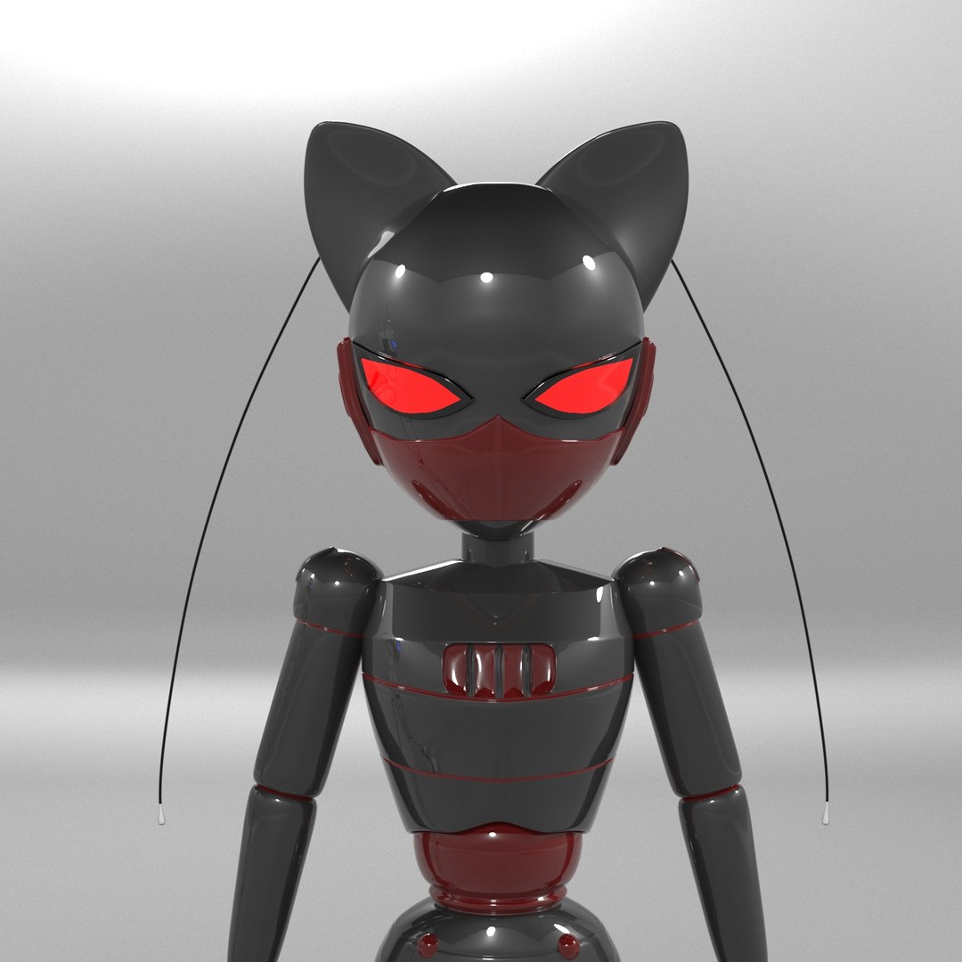 3D Robot Cat - TurboSquid 1179942
