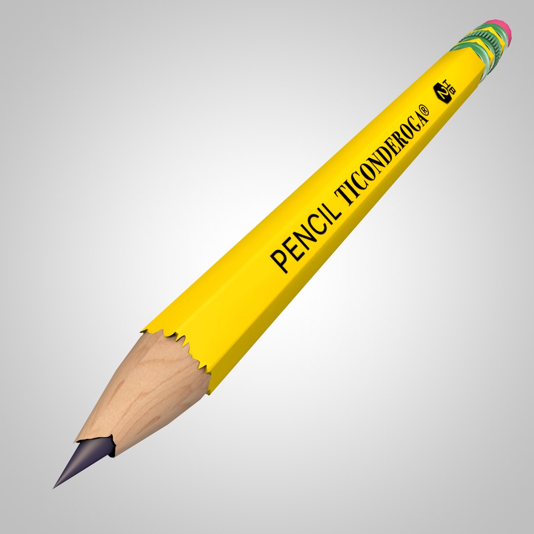 3D pencil lead writing model - TurboSquid 1468460