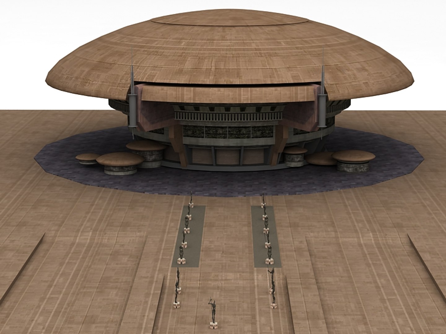 3D Star Wars Galactic Senate Model - TurboSquid 1642222