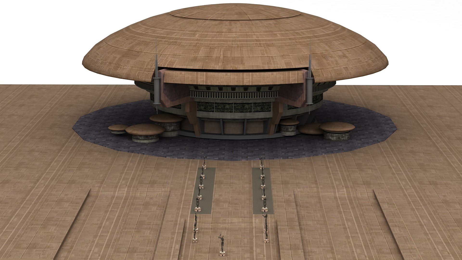 3D Star Wars Galactic Senate Model - TurboSquid 1642222