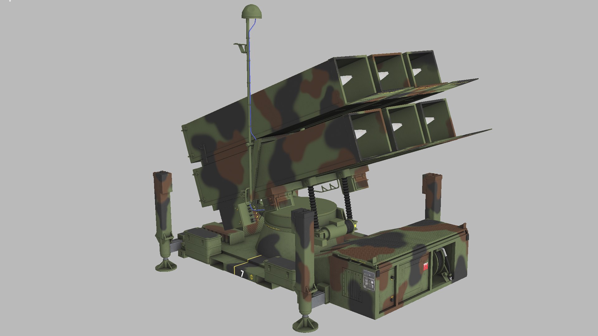 NASAMS Model - TurboSquid 1972882