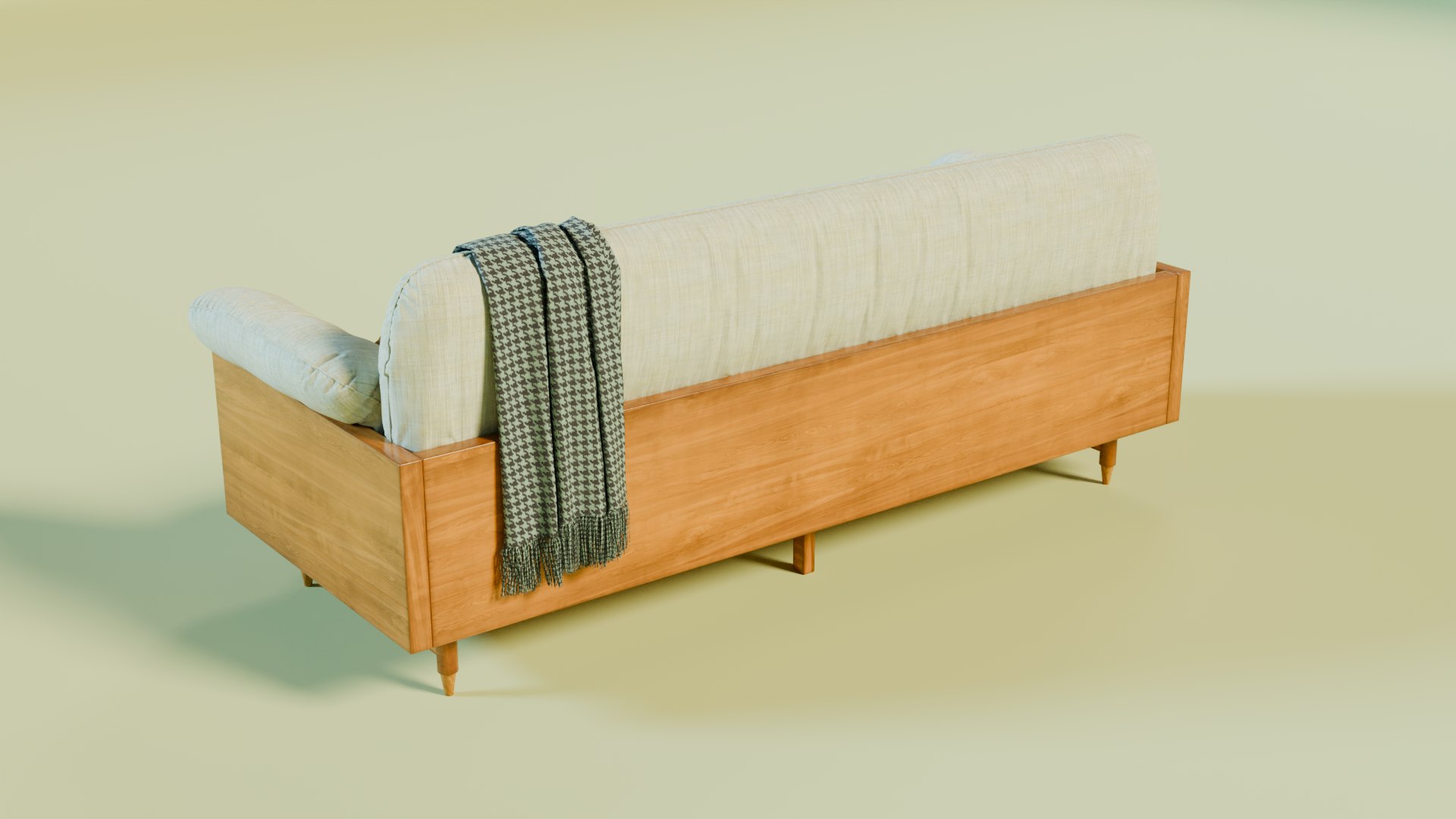 Cozy Modern Sofa Model - TurboSquid 2409727