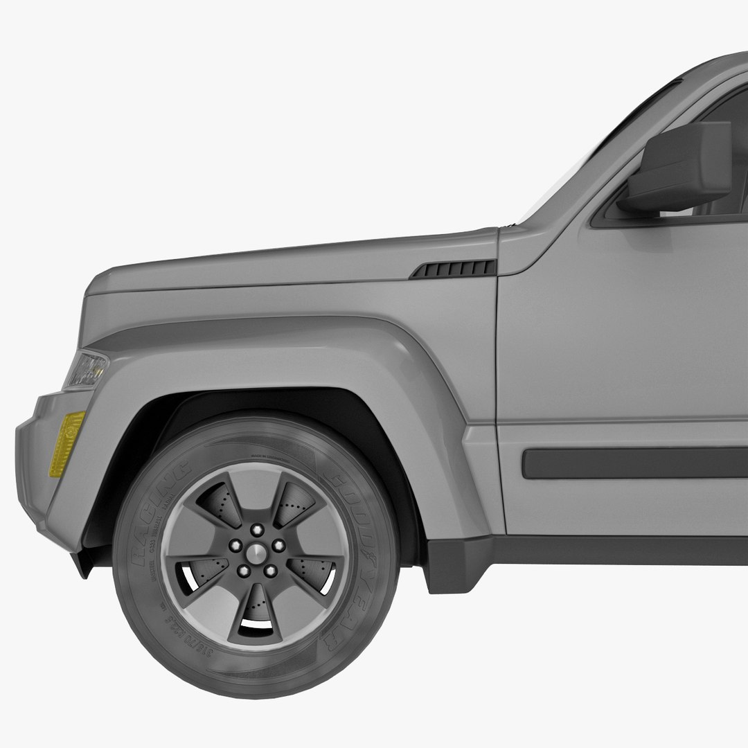 jeep liberty 3d model