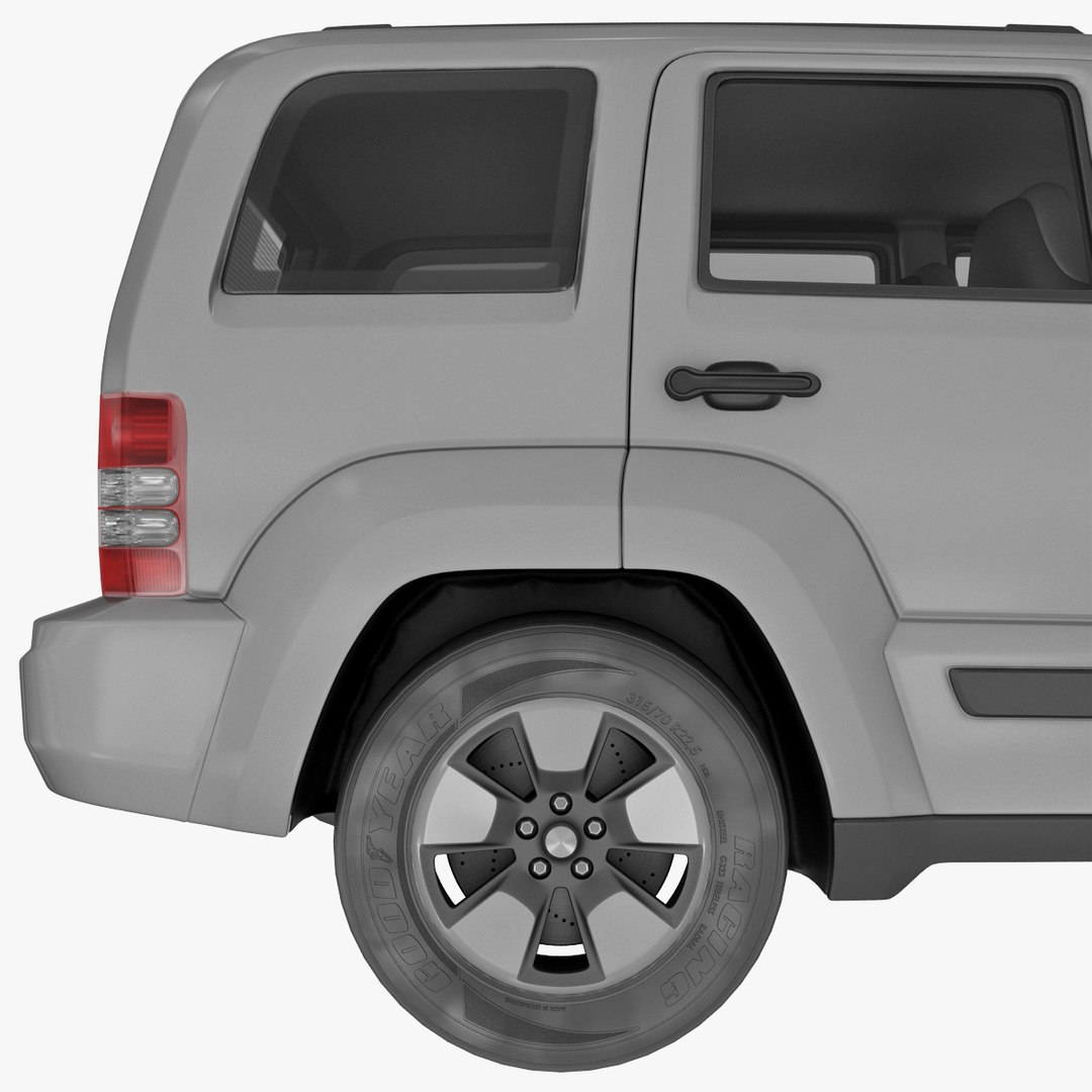 jeep liberty 3d model