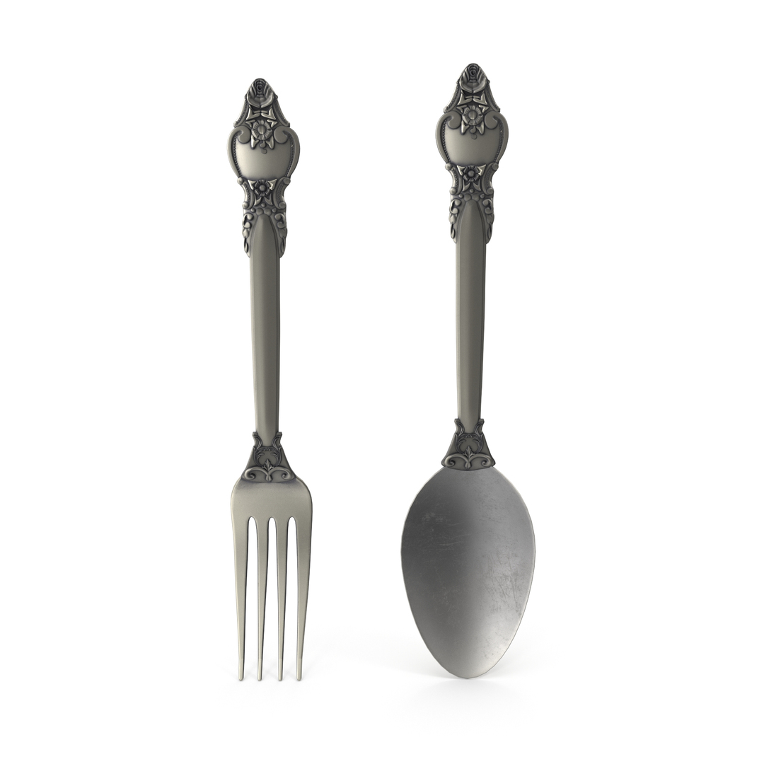 Fork Spoon 3D Model - TurboSquid 1710703