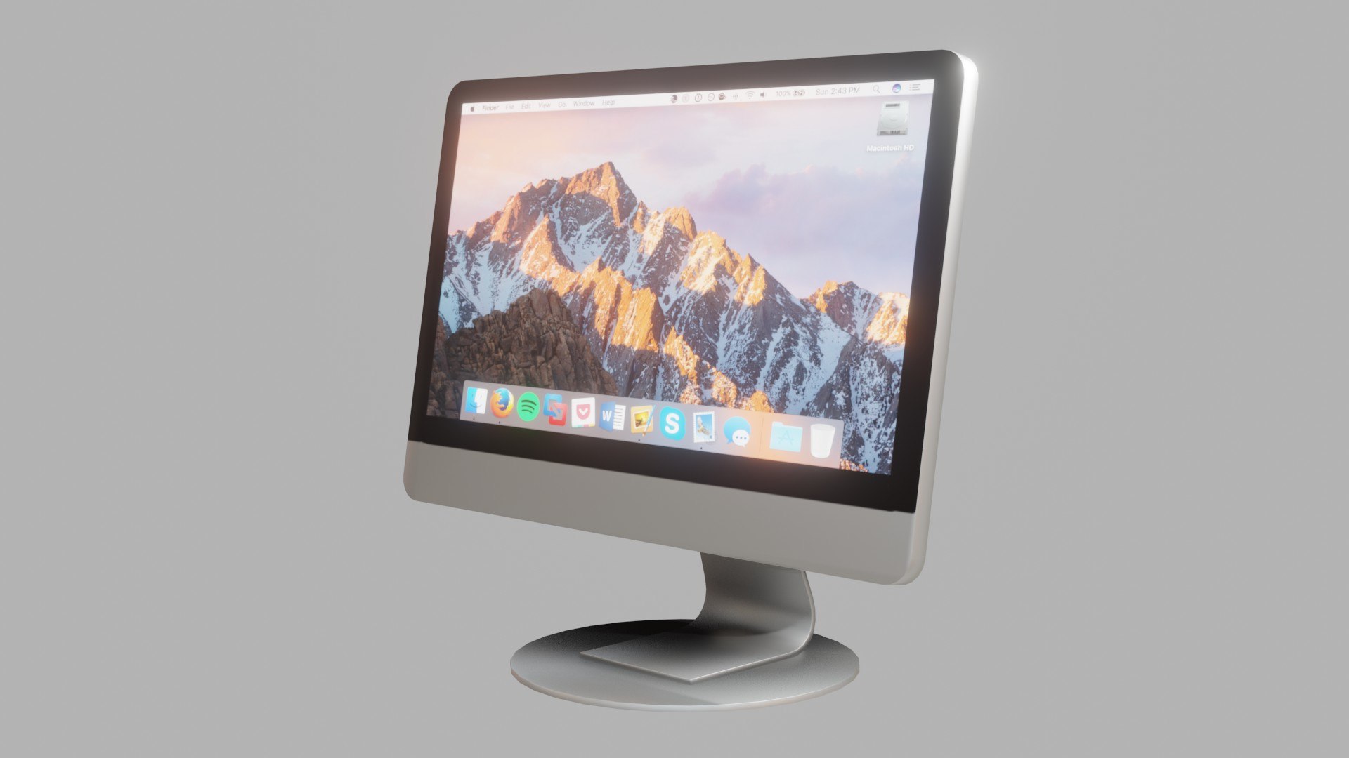 3D Computer Monitor - Low Poly - Game Ready - PBR - TurboSquid 1869270