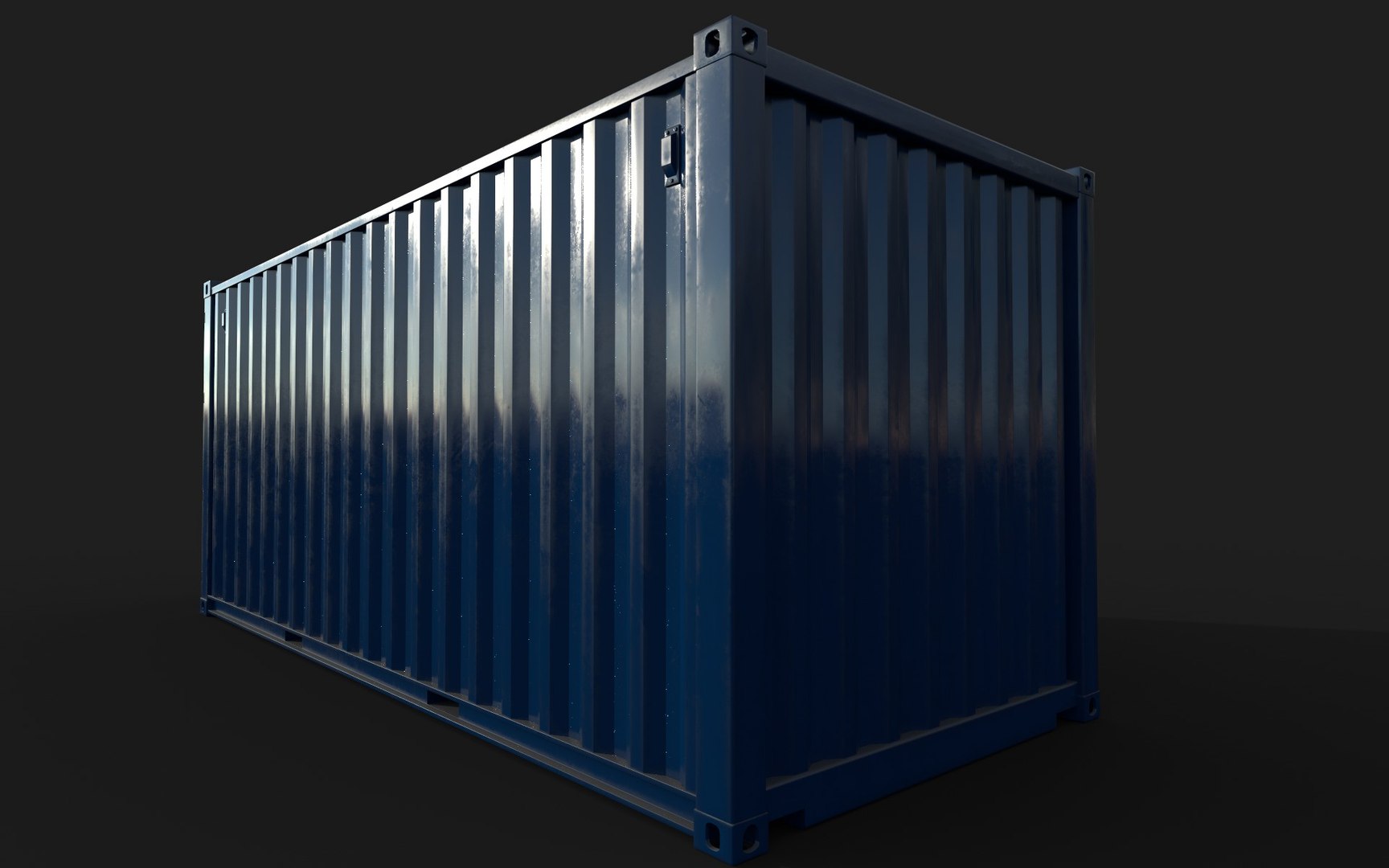 3D 20ft Shipping Container - TurboSquid 1383545