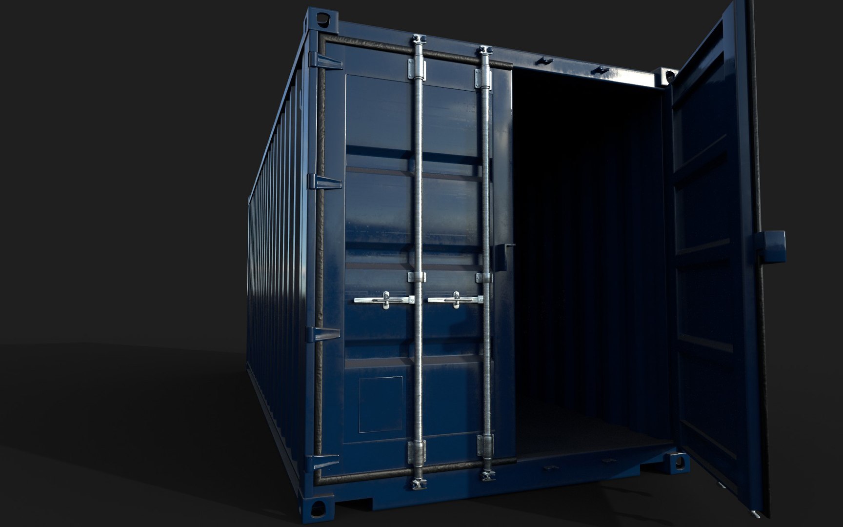 3D 20ft Shipping Container - TurboSquid 1383545