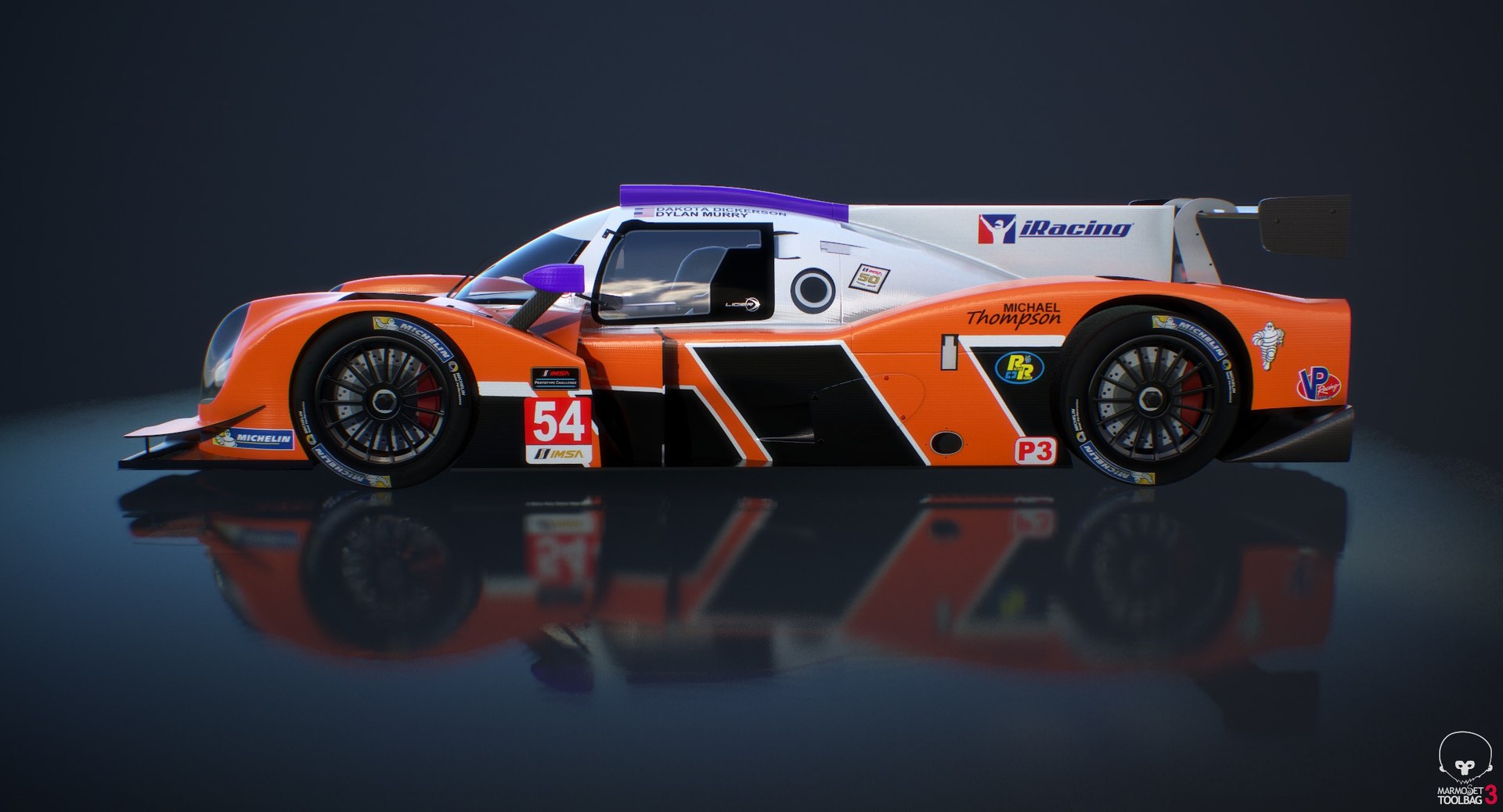 3D Mlt Motorsports Imsa Prototype Model - TurboSquid 1452056