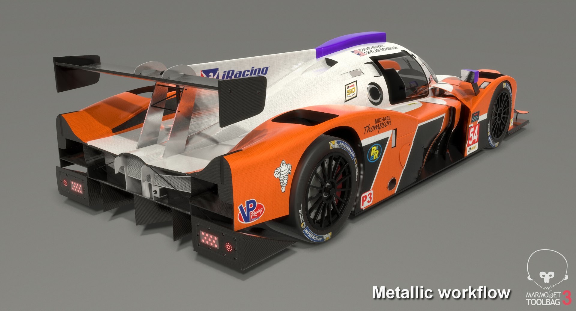 3D mlt motorsports imsa prototype model - TurboSquid 1452056