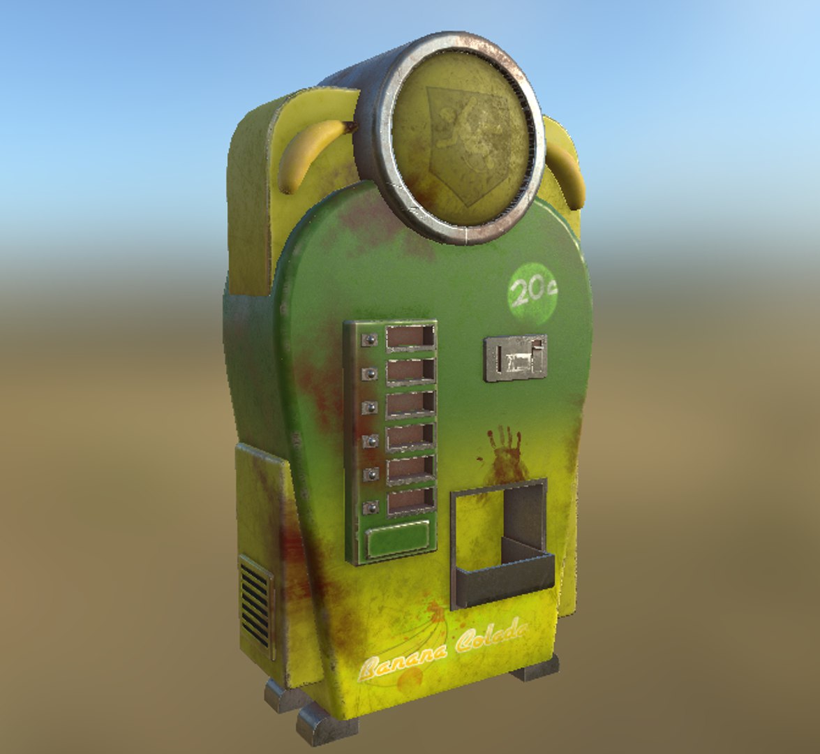 Custom Perk Machine Banana 3d Model