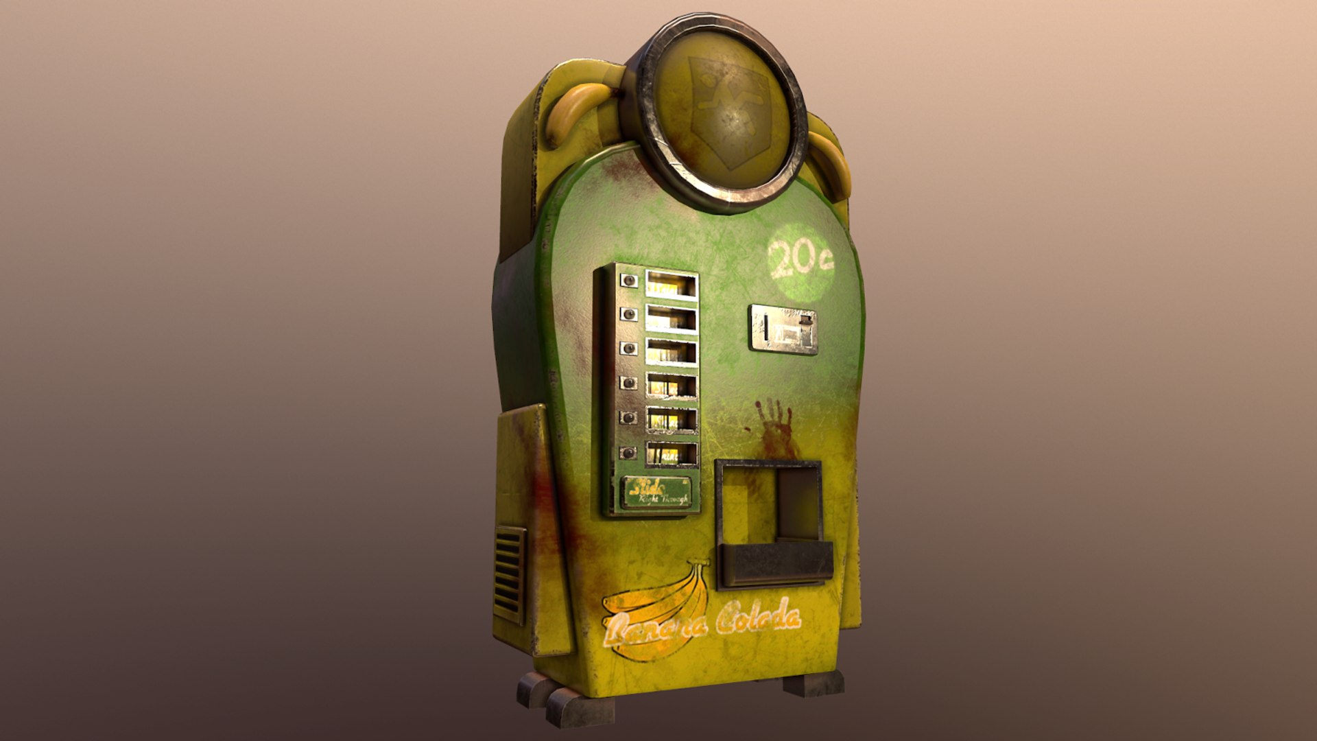 Custom Perk Machine Banana 3d Model