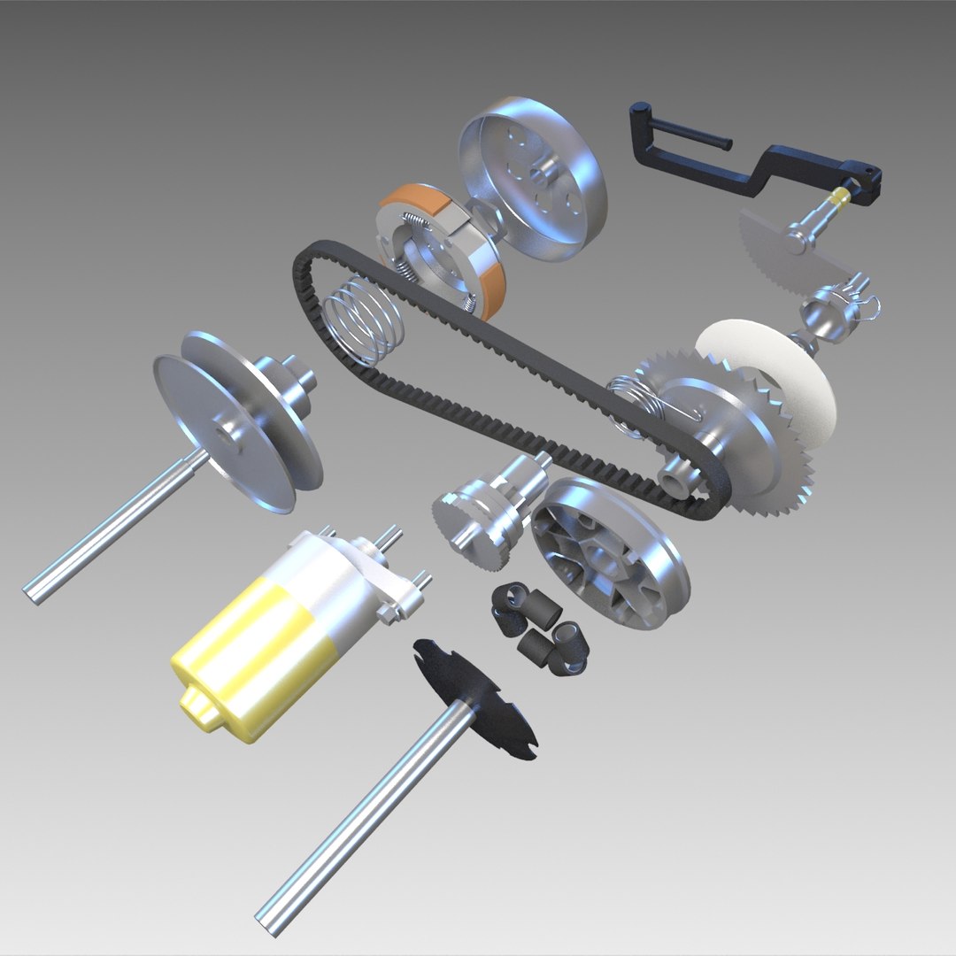 3d Model Variator Scooter