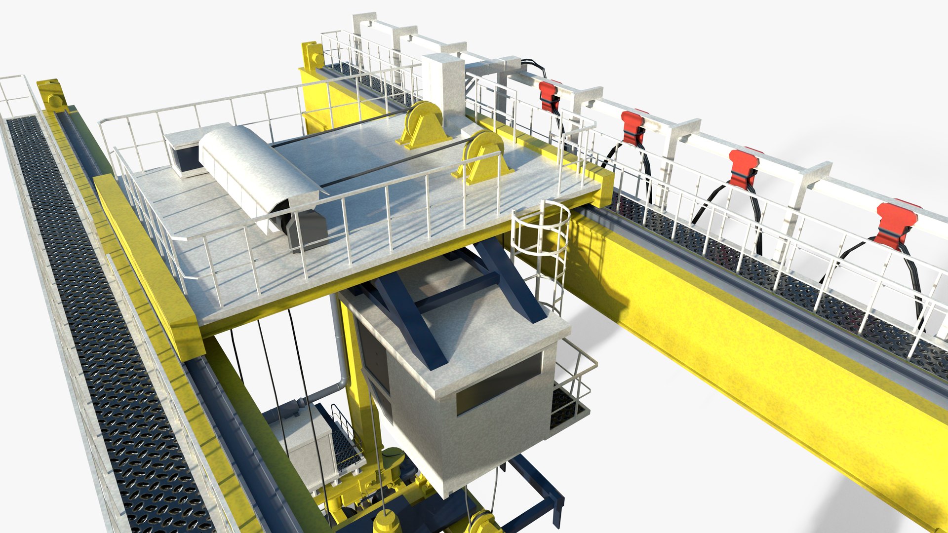 3D rtg gantry crane - TurboSquid 1516488