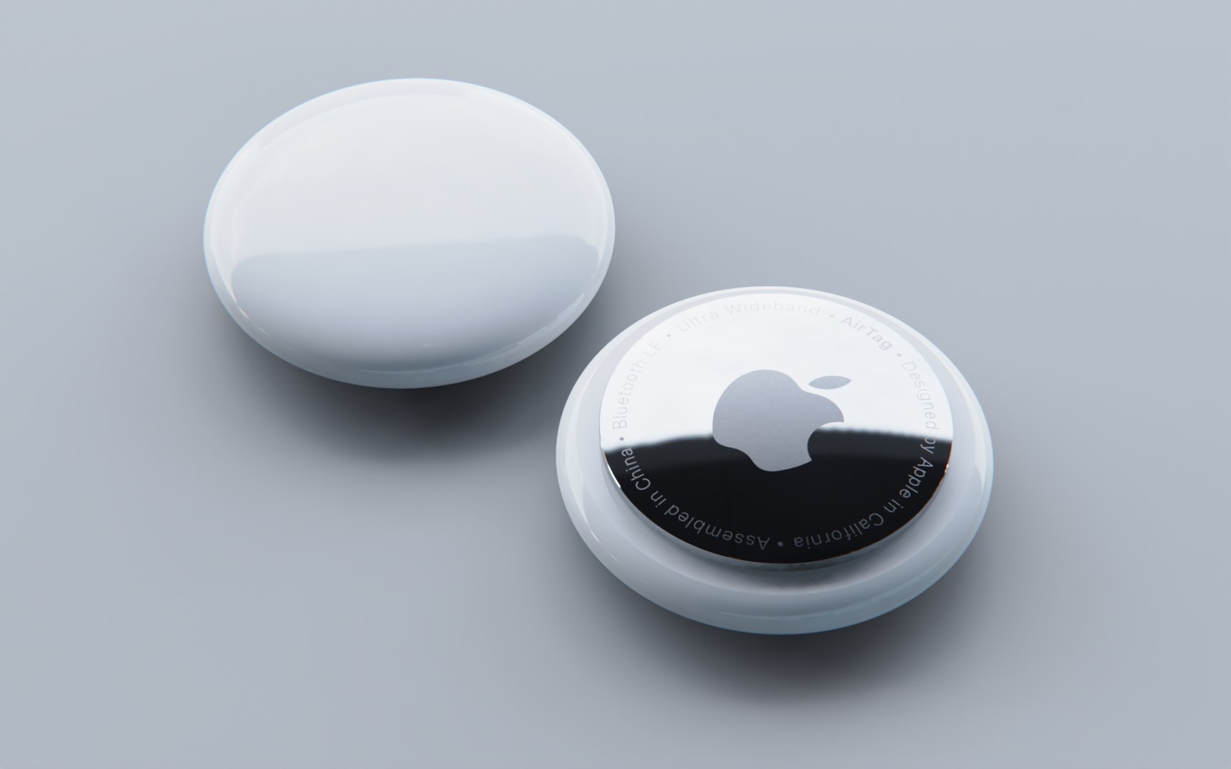 Apple AirTag CAD Model Keyshot model - TurboSquid 2121182