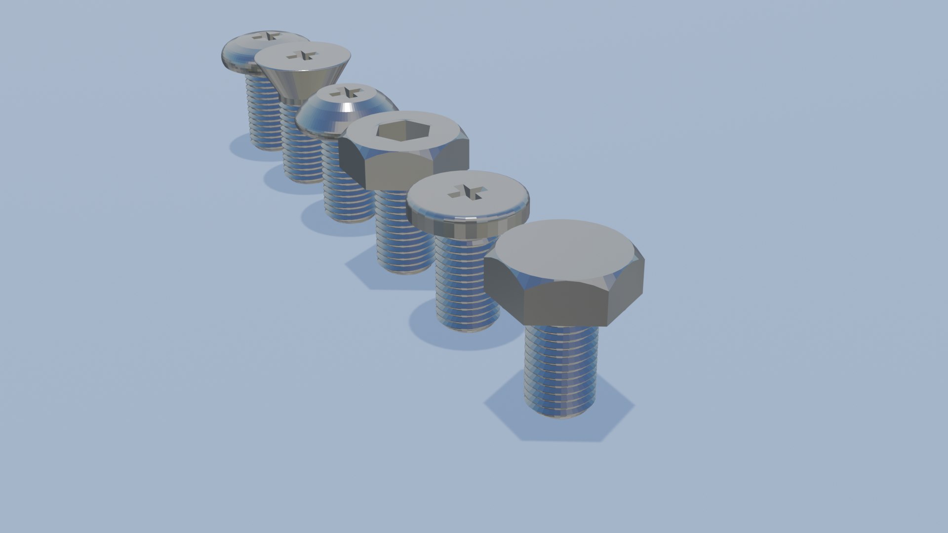 3D Bolts Model - TurboSquid 2011170