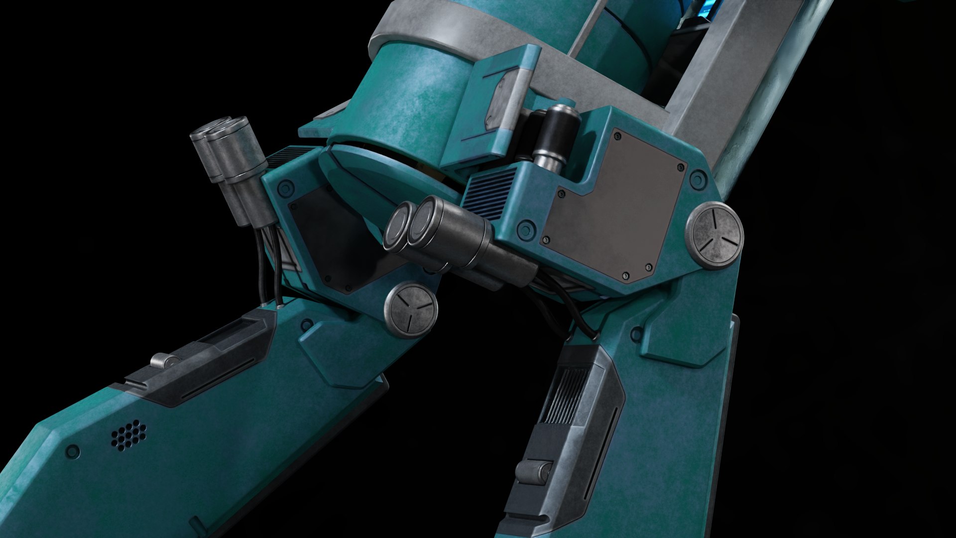 Mecha Robot- Rigged Model - TurboSquid 1993487