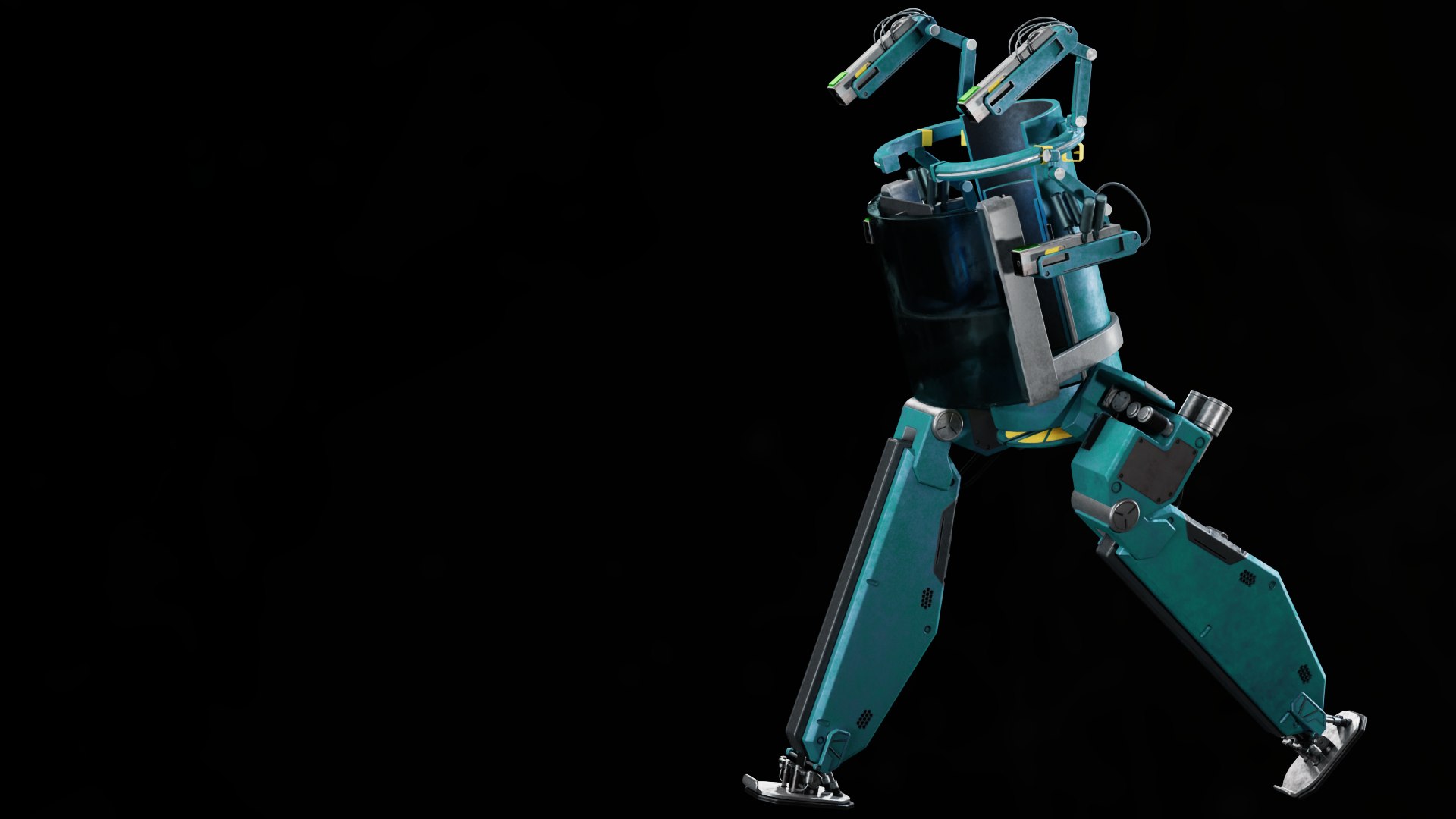 Mecha Robot- Rigged Model - TurboSquid 1993487