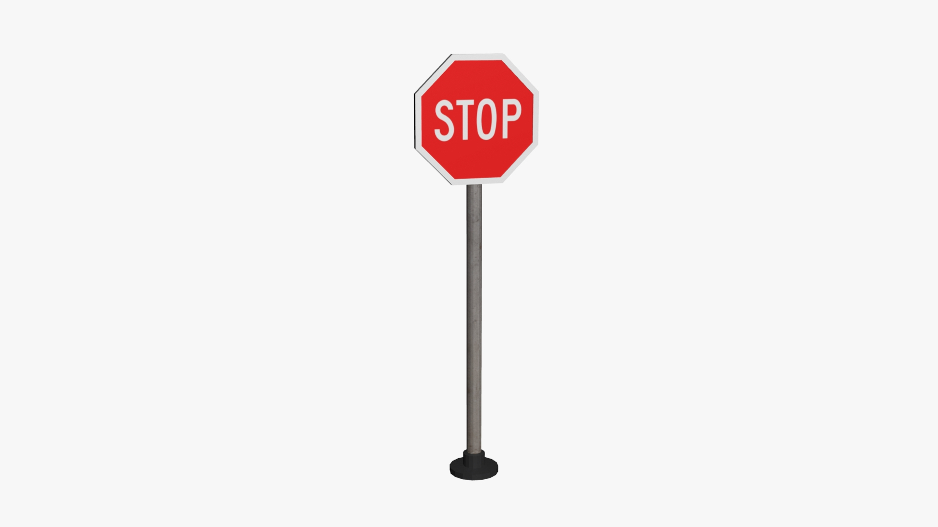 Stop Signal 3D Model - TurboSquid 2038570