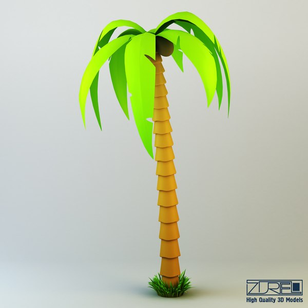 3d palm tree