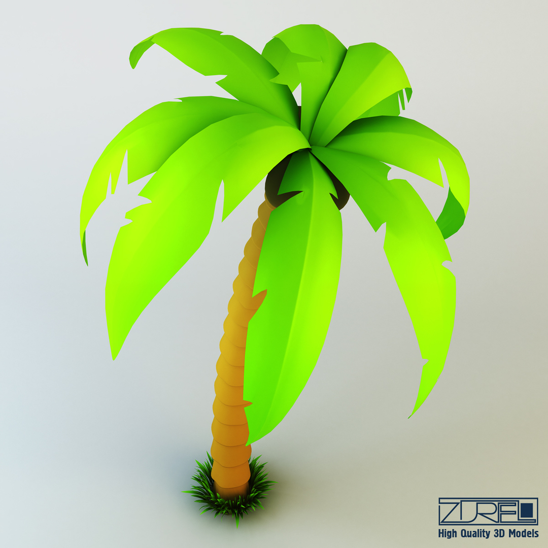 3d palm tree