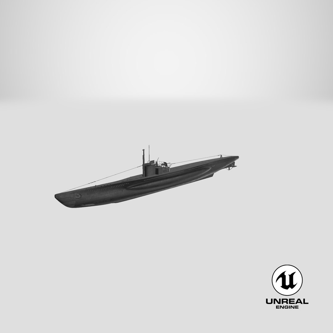 3D model viic u-boat uboat - TurboSquid 1431172