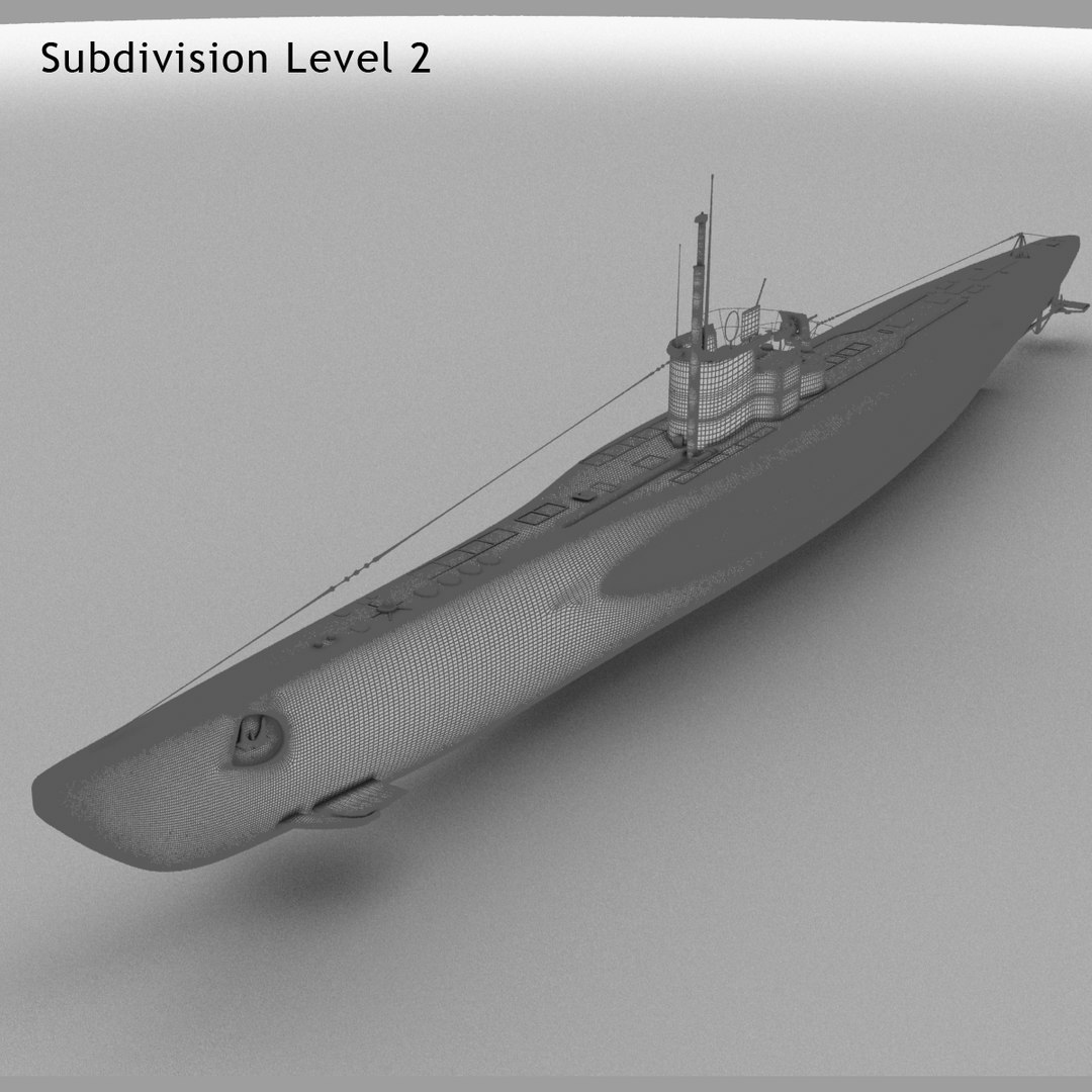 3D model viic u-boat uboat - TurboSquid 1431172