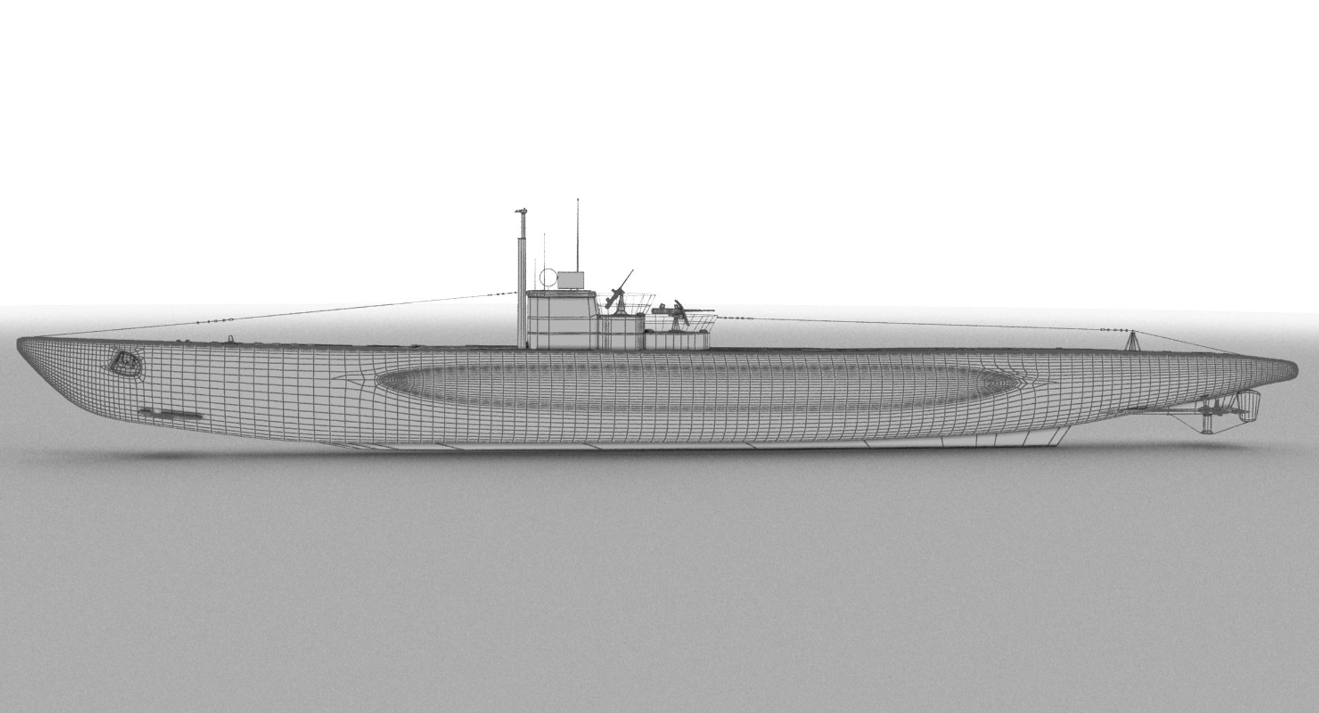3D model viic u-boat uboat - TurboSquid 1431172