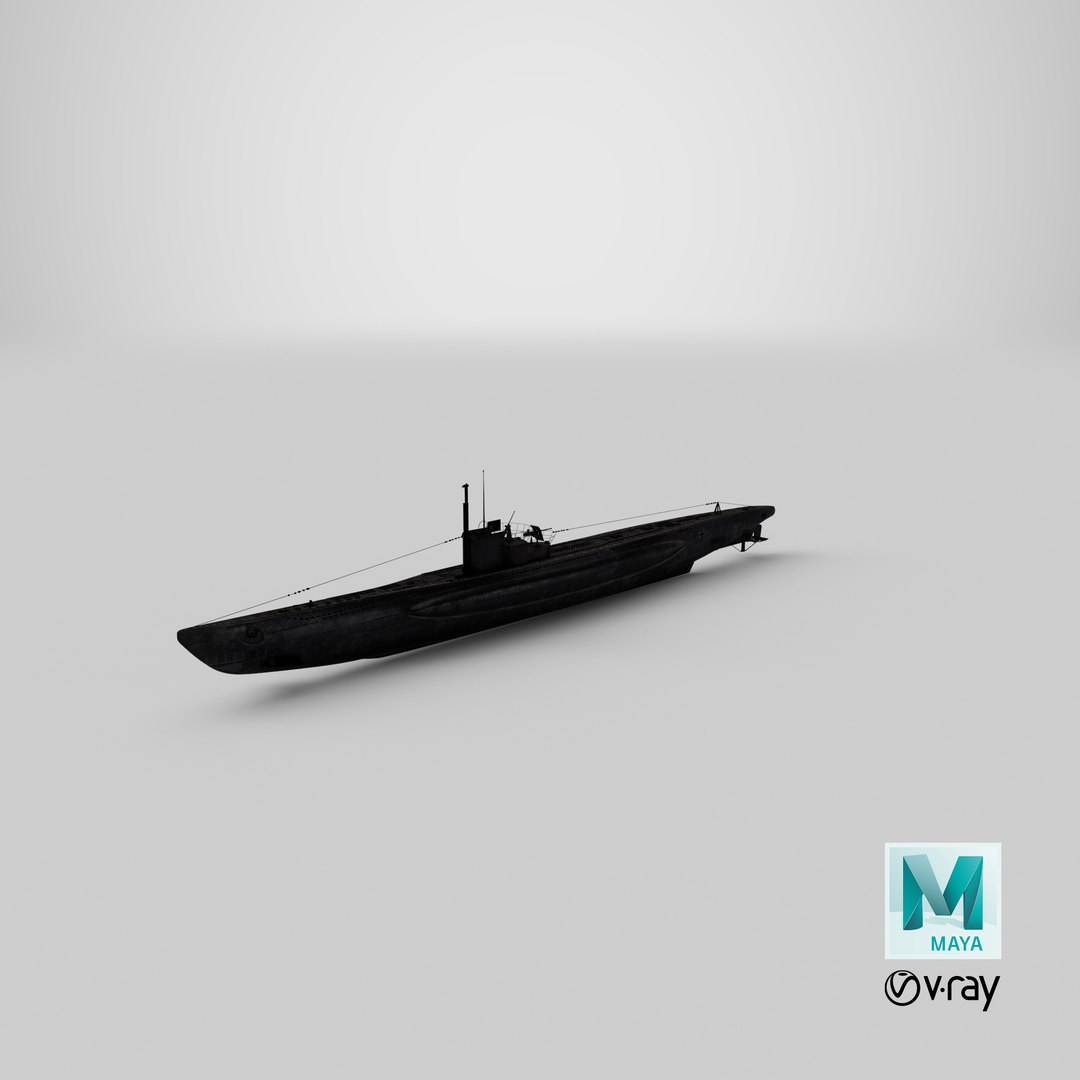 3D model viic u-boat uboat - TurboSquid 1431172
