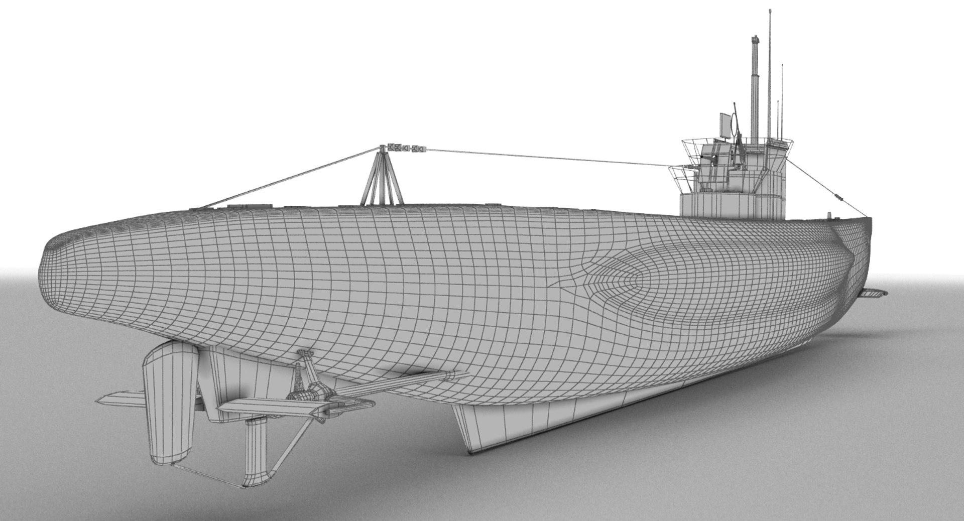 3D model viic u-boat uboat - TurboSquid 1431172