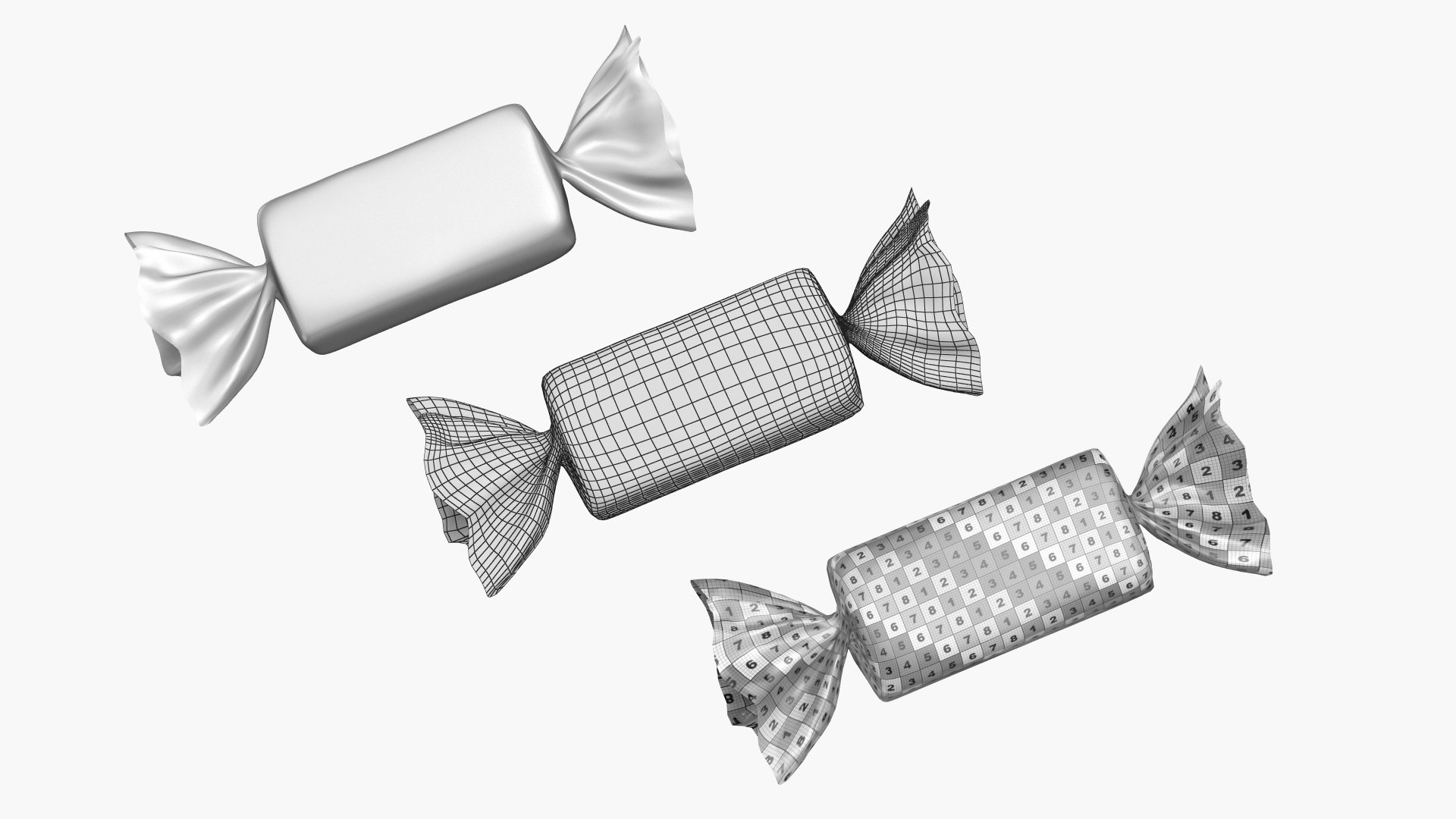 3D Candy Model - TurboSquid 1612249