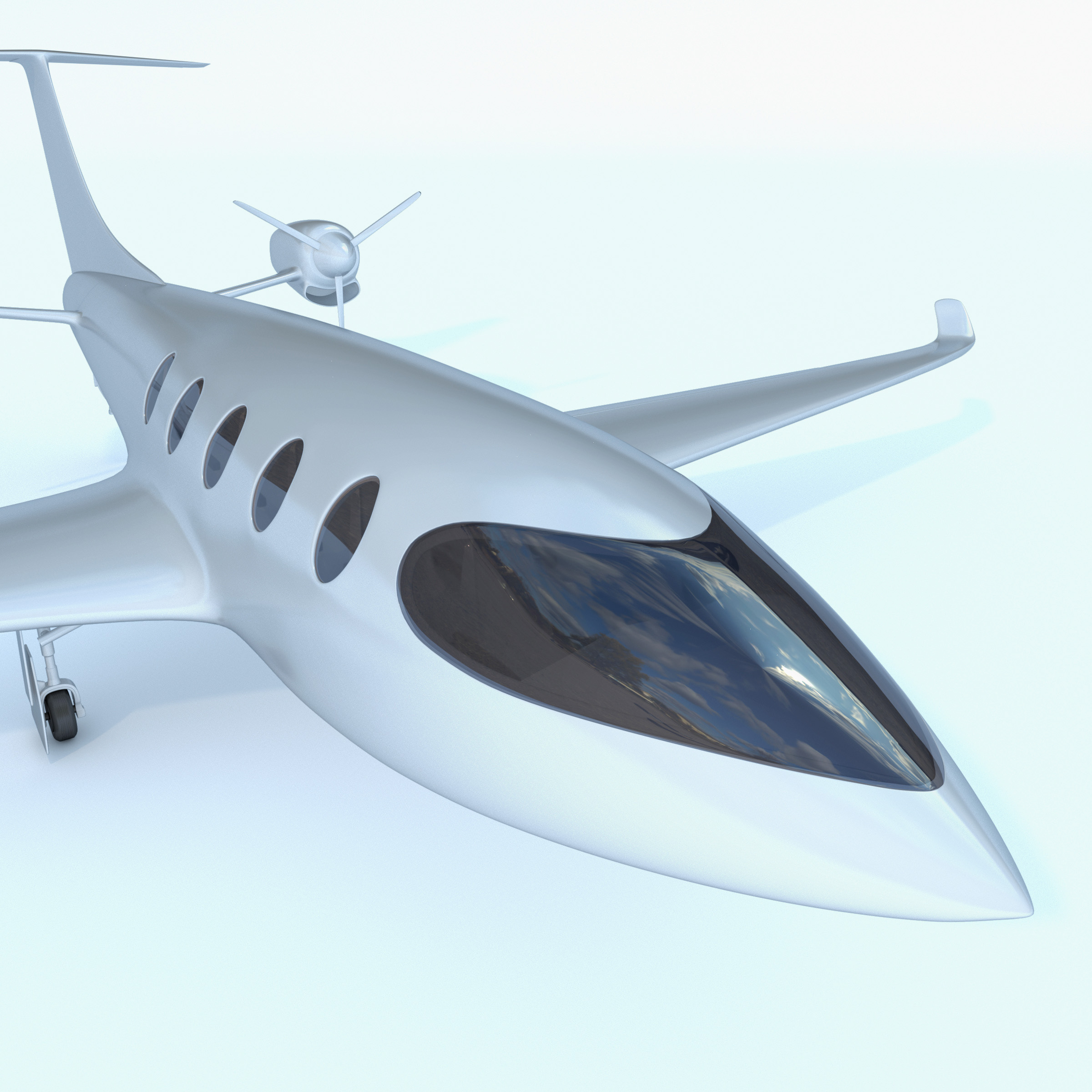 Electric Jet Alice 3D model - TurboSquid 1762446