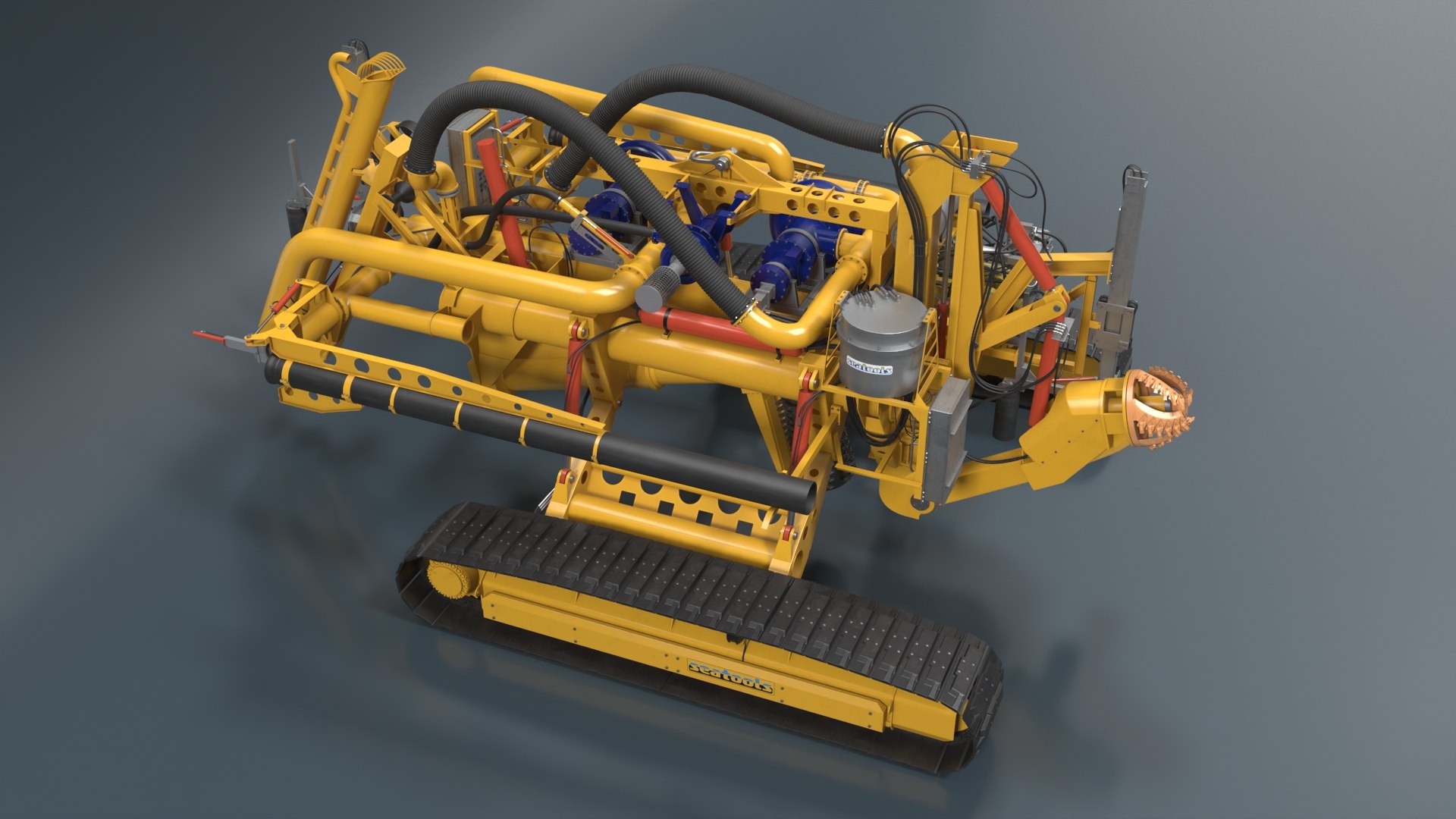 3D Arthropod 600 Subsea Pipeline Trencher Model - TurboSquid 2314094